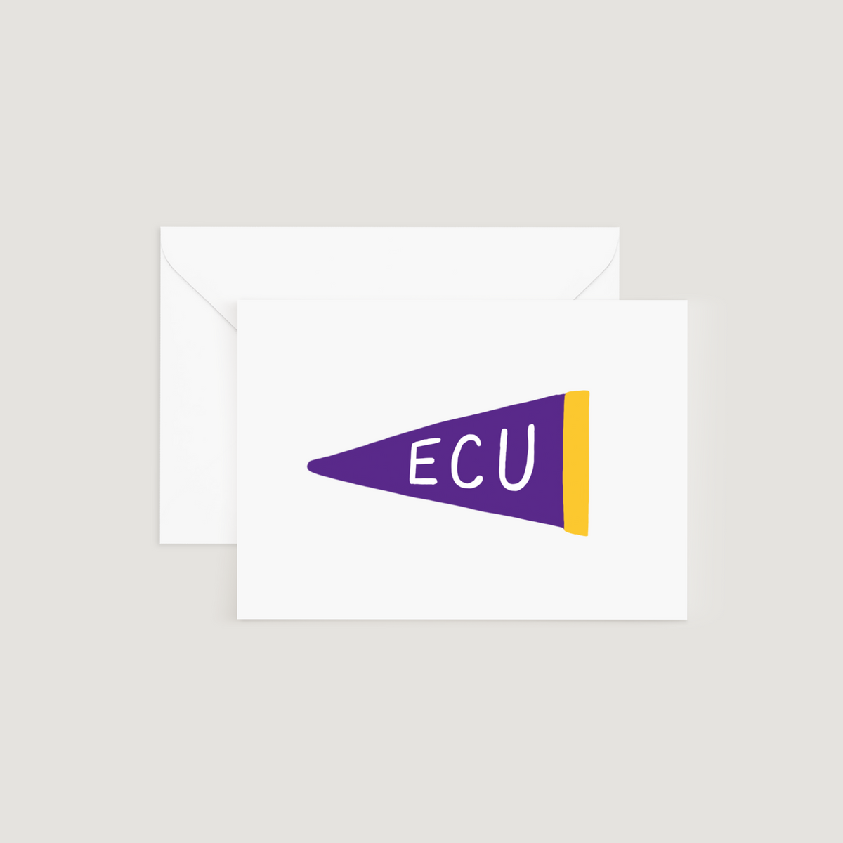 Greeting Card, ECU Pennant – Doster Paper Co.
