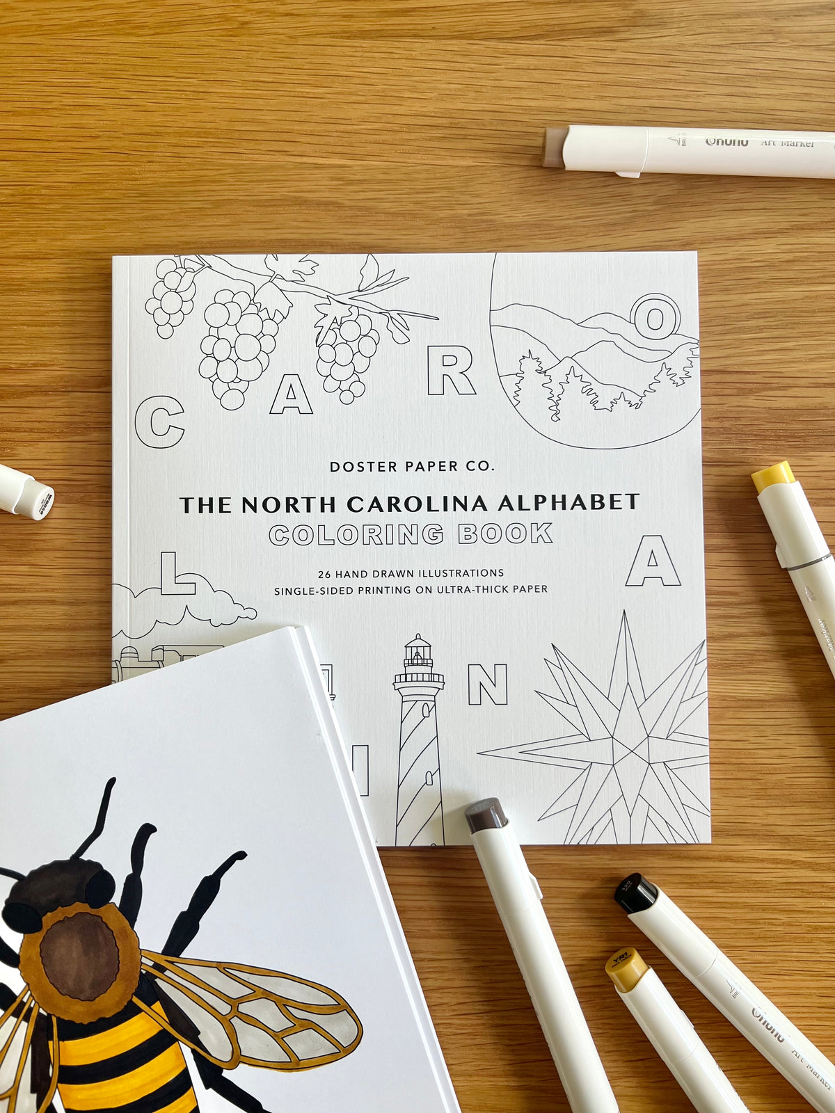 North Carolina Alphabet Coloring Book | Doster Paper Co.