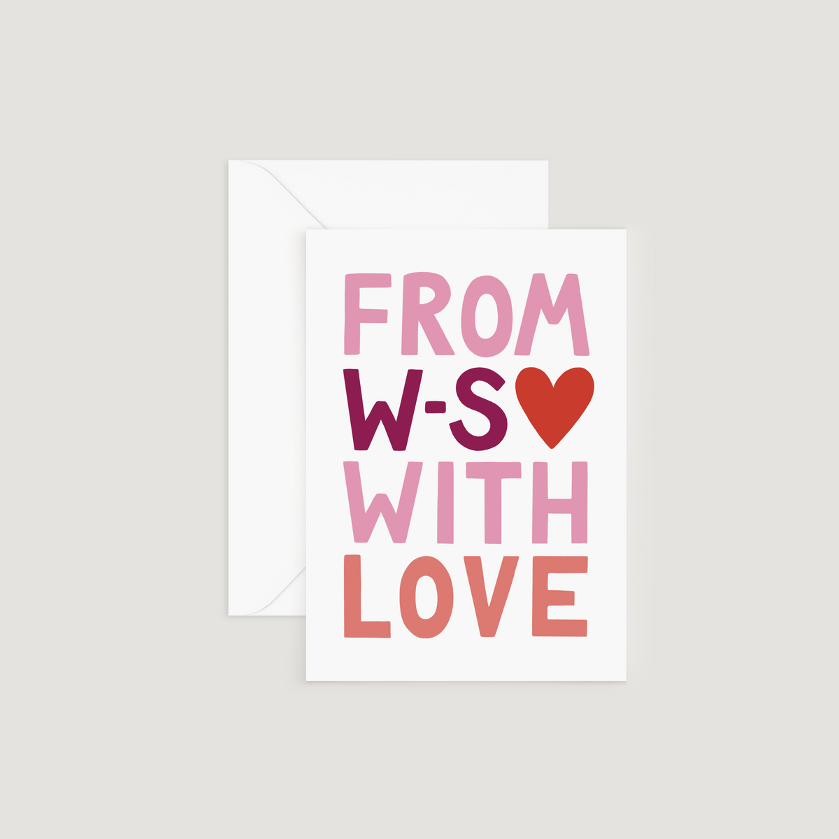 Greeting Card, From Winston-Salem With Love, Valentine's Day – Doster ...